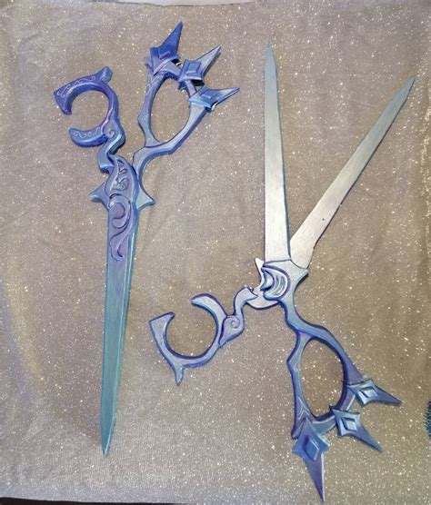 Hallowed Seamstress Gwen Scissors Props For Lol Cosplay Etsy Singapore