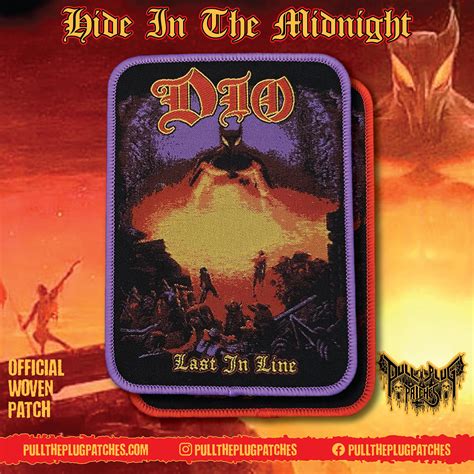 Dio Pull The Plug Patches