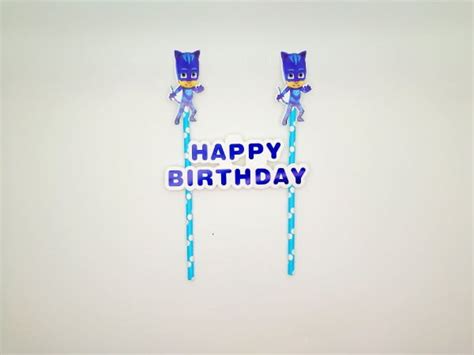 Pj Masks Cake Topper Partymy Malaysia Online Party Pack Shop