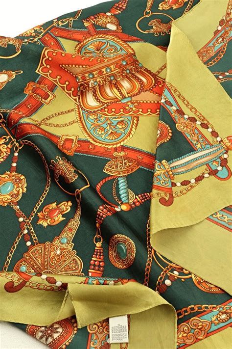 F 빈티지 실크 스카프 이태리원단 올드스쿨 이오acc 헬로마켓