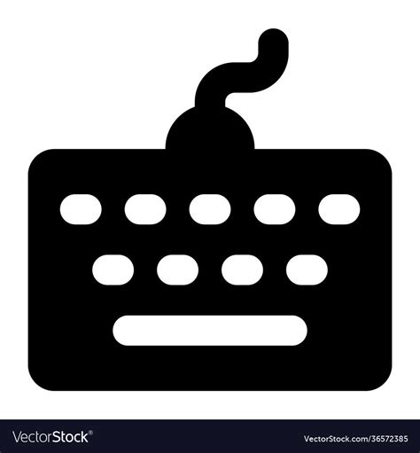 Keyboard Royalty Free Vector Image VectorStock