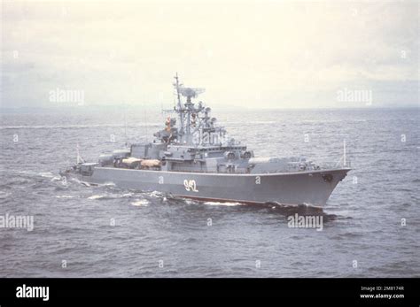 A Starboard Bow View Of The Soviet Krivak Ii Class Guided Missile Frigate Rezvy Ffg 942