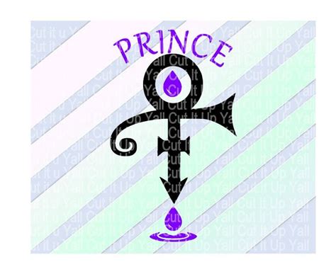 Prince Symbol Purple Rain Svg Png Dxf Fcm Cut Files By Cutitupyall