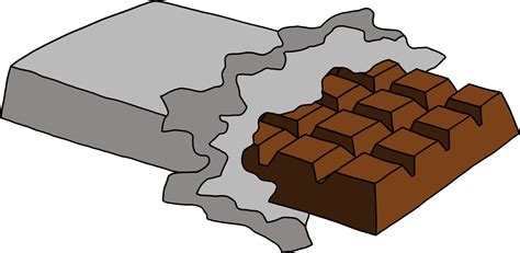 Garabatos Dibujo De Boceto A Mano Alzada De Una Barra De Chocolate