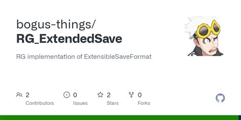 Github Bogus Thingsrgextendedsave Rg Implementation Of