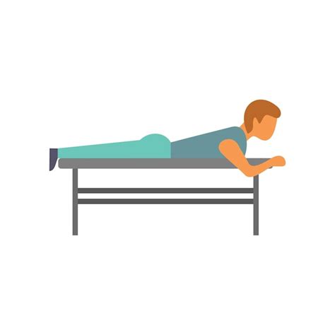 Premium Vector Therapist Massage Icon Flat Vector Hospital Therapy