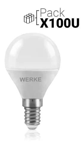 Lámpara Led Gota 5 5w E14 Y E27 Pack X100 U Werke Color De La Luz Blanco Frío Mercadolibre