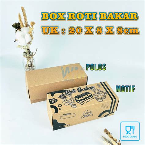 Jual Dus Roti Bakar Kotak Roti Bakar Bandung Box Roti Bakar 20x8x8