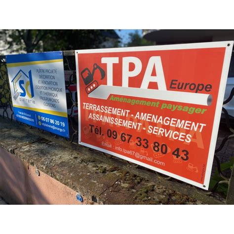 Panneau publicitaire et de chantier en polypro Akylux alvéolaire imprimé Quantité Options
