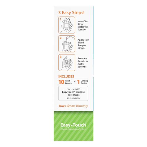 Easytouch Glucose Monitoring System Diabetic Test Kits