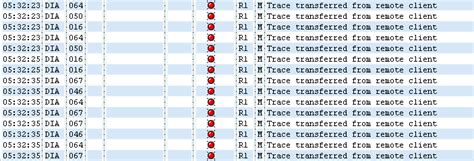 Sm21 Logs Trace Transferred From Remote Client Sap Community