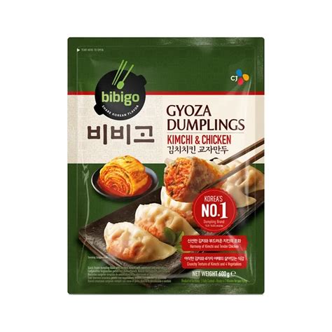 Bibigo Kimchi And Chicken Dumpling 600g 必品阁泡菜鸡肉饺子 Frozen Desserts Joybuy