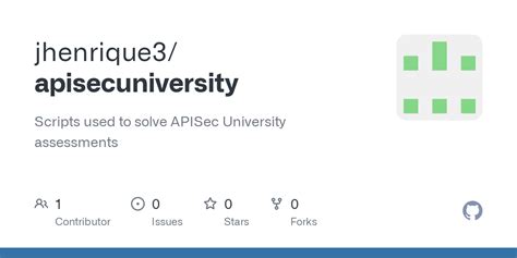GitHub Jhenrique3 Apisecuniversity Scripts Used To Solve APISec University Assessments