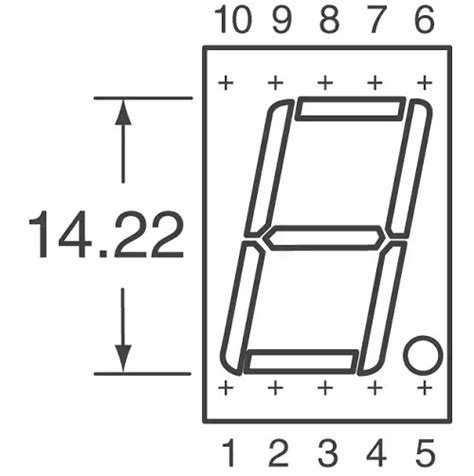Display Led De 1 Dígito 7 Segmentos Joca Eletrónica