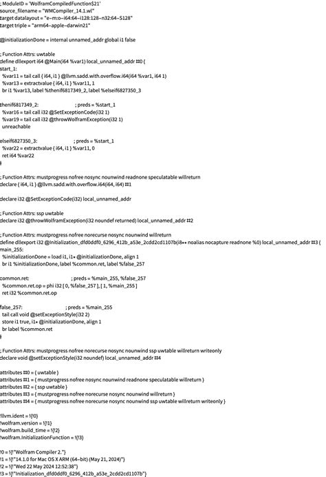Functioncompileexport—wolfram Documentation