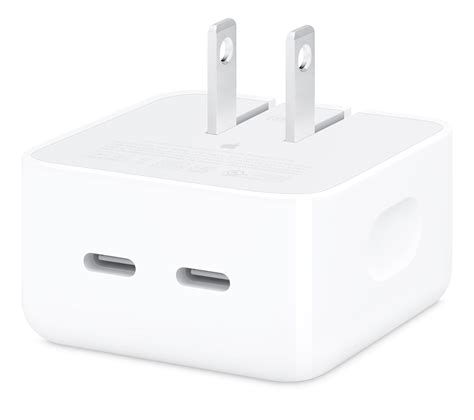 Adaptador De Corriente Compacto De 35w Con Dos Puertos Usb C Icon