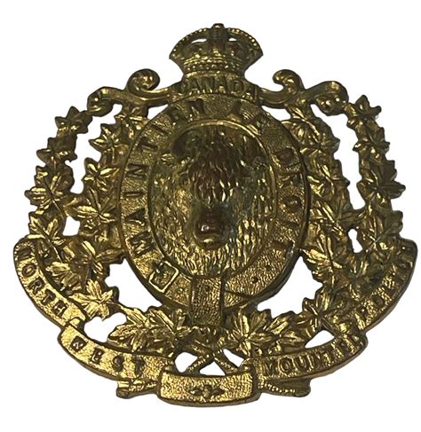Nwmp North West Mounted Police Cap Badge