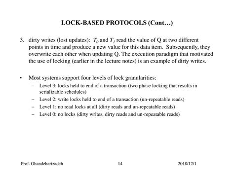 Concurrency Control Chapter 16 Ppt Download