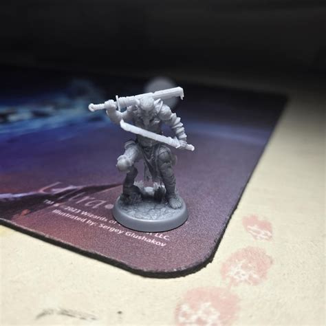 Bugbear Miniature 3d Printed Dnd Mini Fantasy Barbarian Fighter