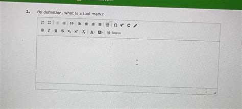 Definition Of A Tool Mark Studyx