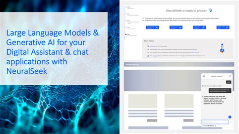 Large Language Models And Generative Ai For Your Digital Assistant And Chat