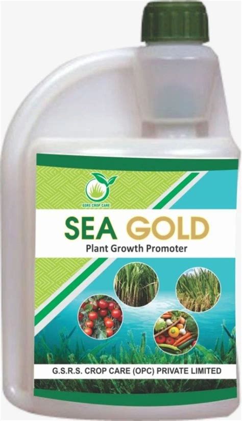 White Bio Tech Grade Sea Gold Plant Growth Promoter Packaging Size 5