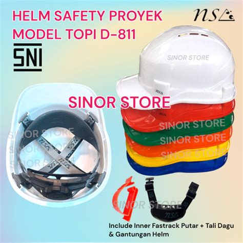 Jual Helm Safety Proyek Nsa Fastrack Model Topi Sni Vented D 811 Kab Bekasi Sinor Store