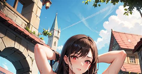 ティファ・ロックハート 【aiイラスト】ティファさんの蹲踞ポーズですの ラブリーパンチ（パロディ）のイラスト Pixiv
