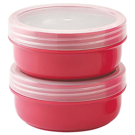 Amson Eco Peach Round Steel Container Ml Set Of JioMart