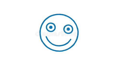 Emoticon Sad Animated Doodle Emoticon Stock Video Video Of