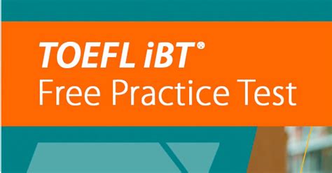 Toefl Ibt Free Practice Test With Certificate Oya Opportunities Oya