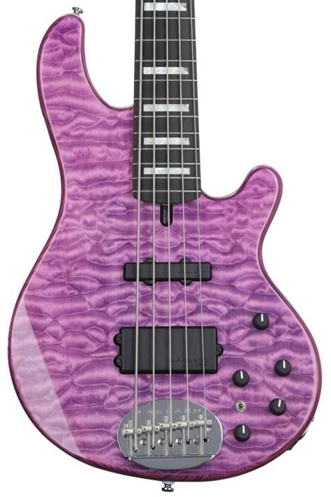 Purple Bass Guitar