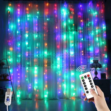 Multi Colored String Lights In Room