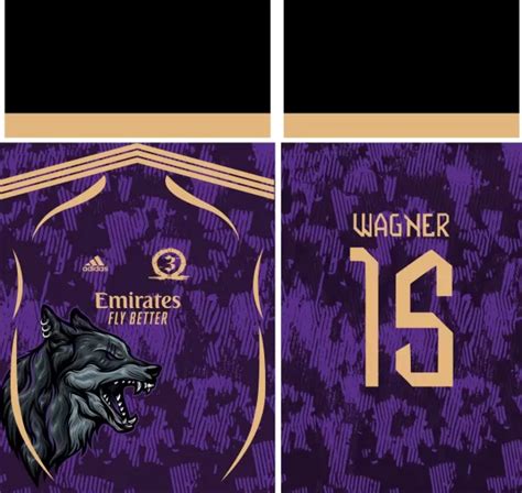 Arte Vetor Camisa Real Madrid II 2022 2023 Roxa Janete 60 OFF