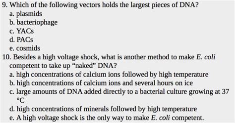 Solved 1 Which Of The Following Statements About DNA Chegg