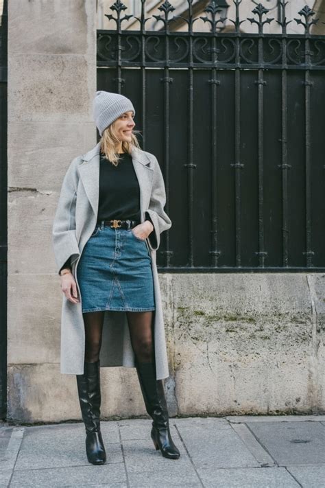 Comment Porter La Jupe En Jean Le Dressing Idéal