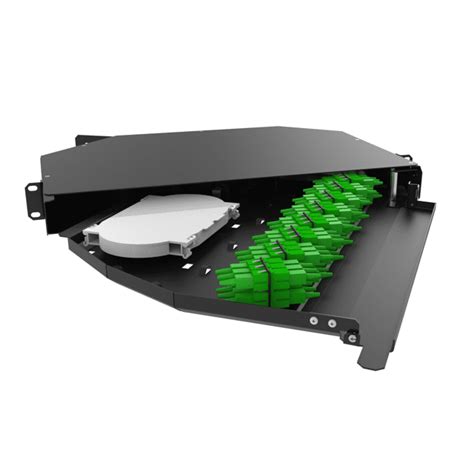 Dio Articulado Twins 1u 48fo Sm 19 Sc Apc Pt Eletrisound Telecom