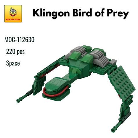 Moc 112630 Klingon Bird Of Prey With 220 Pieces Mould King