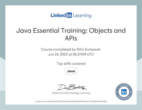 Nitin Kumawat On Linkedin Certificate Of Completion