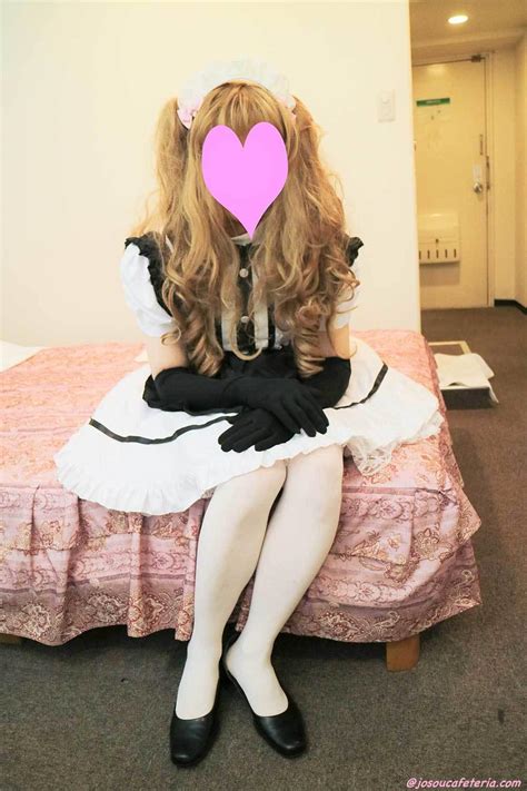 メイド服女装 リンちゃん 女装カフェテリア