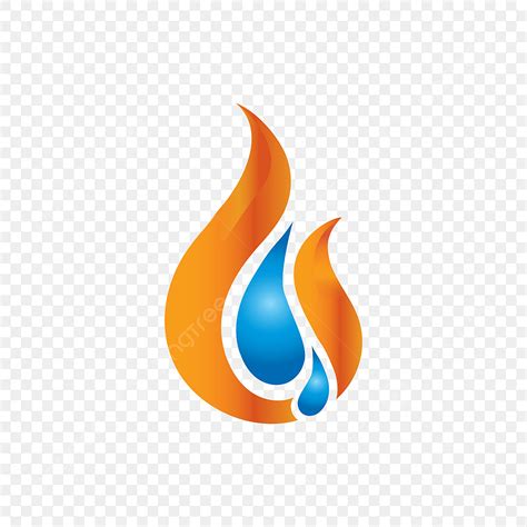Rumah Air Api Logo Template Desain Vektor Lambang Konsep Desain Simbol