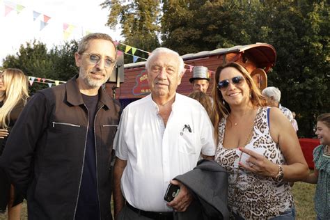 Photo Gad Elmaleh Marcel Campion et sa fille Singrid Campion à l