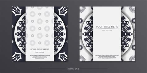 텍스트와 빈티지 패턴에 대한 장소와 초대를 준비 그리스 패턴이 있는 프린트 디자인 엽서 흰색을 위한 벡터 템플릿 0명에 대한 스톡 벡터 아트 및 기타 이미지 Istock