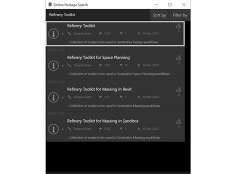 Refinery Toolkit Dynamo Bim