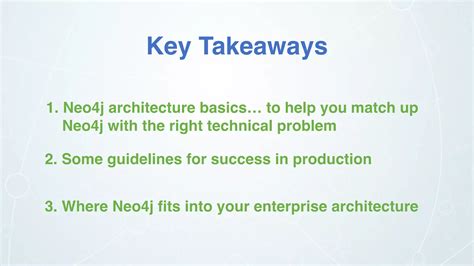 Enterprise Ready A Look At Neo4j In Production PPT