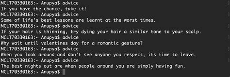 Github Anupyaadvice Cli A Simple Cli To Give You Random Advice