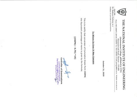 Conversion Certificate Pdf