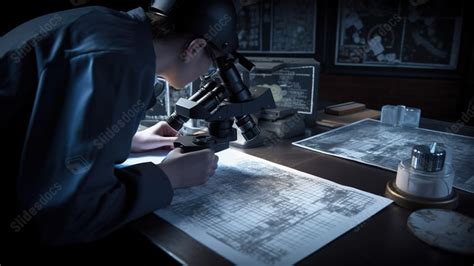 Forensic Examination 3d Police Experts Analyzing Evidence With A