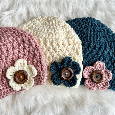Crochet Chemo Hat Pattern Easy Crochet Beanie Pattern Crochet Beanie