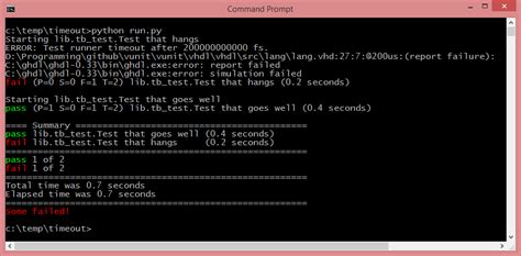 Vhdl How To Stop A Simulation By Timeout Stack Overflow